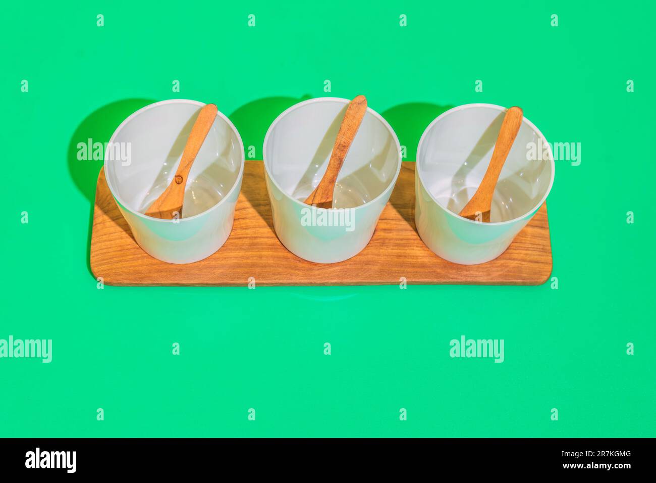 The Wooden Spice Jar Set offers a natural and stylish way to store your ...