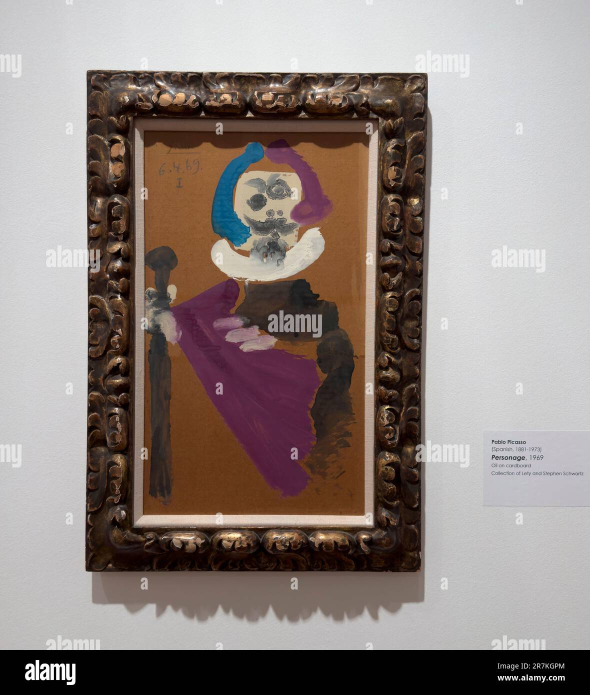 Naples, Florida, USA. 08 March 2023. Pablo Picasso painting on display ...
