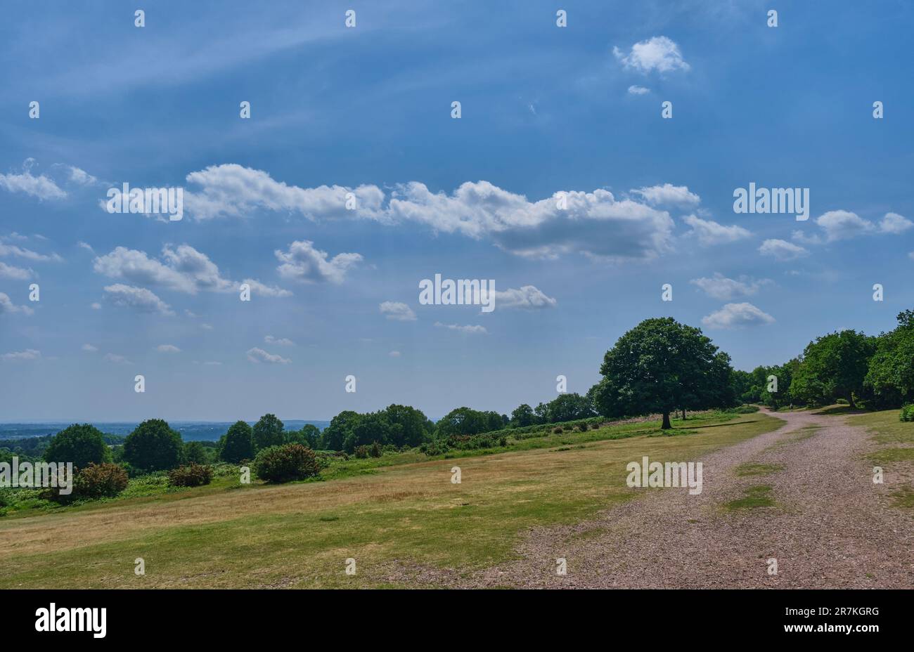 The Staffordshire Way footpath along Kinver Edge, Kinver, Staffordshire ...