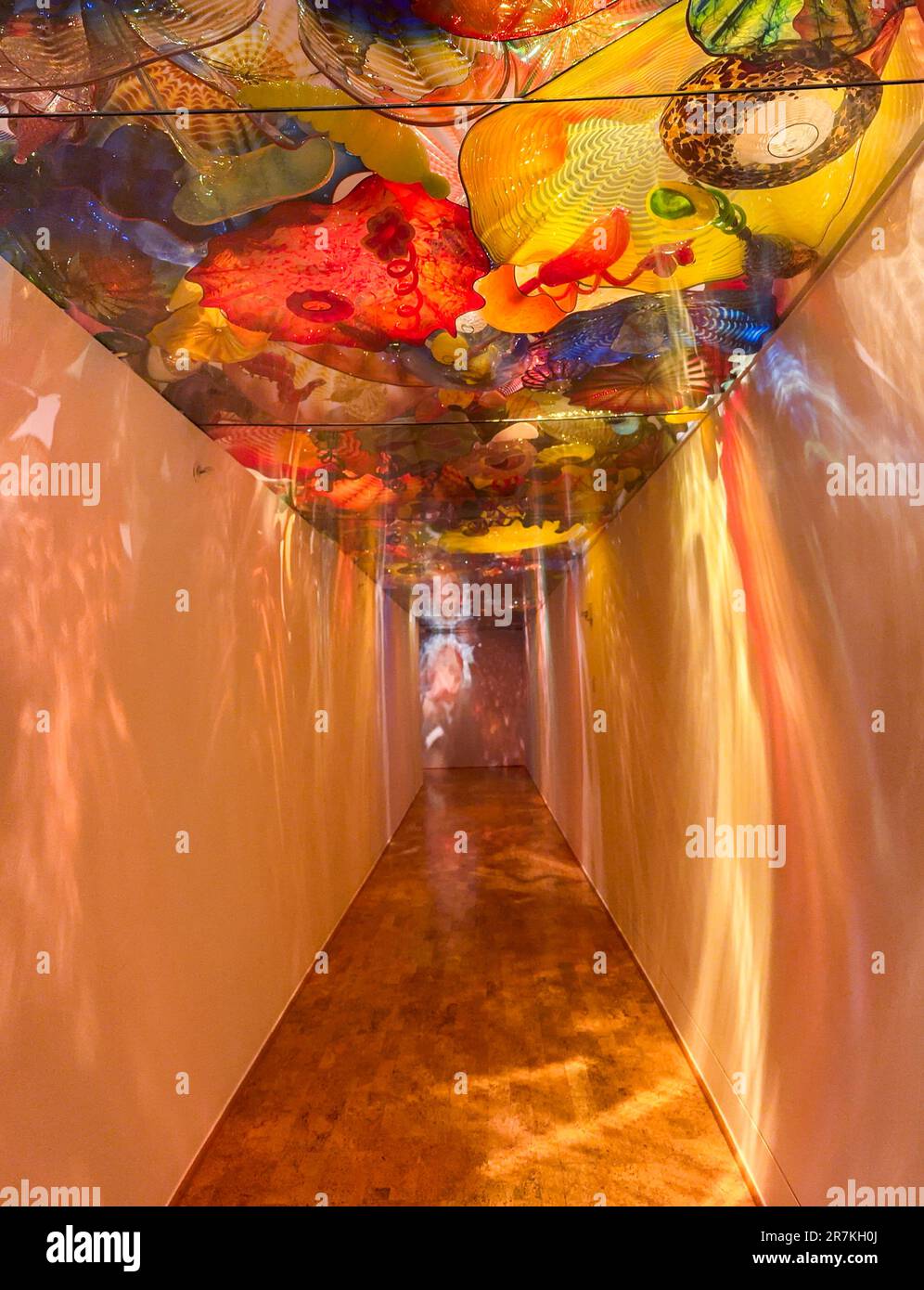 Naples, Florida, USA. 08 March 2023. Glass sculpture by Dale Chihuly on ...