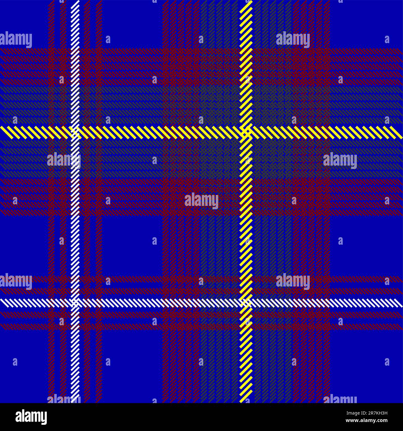 Illustration - Detail of Blue Tartan Fabric Texture Stock Vector Image ...