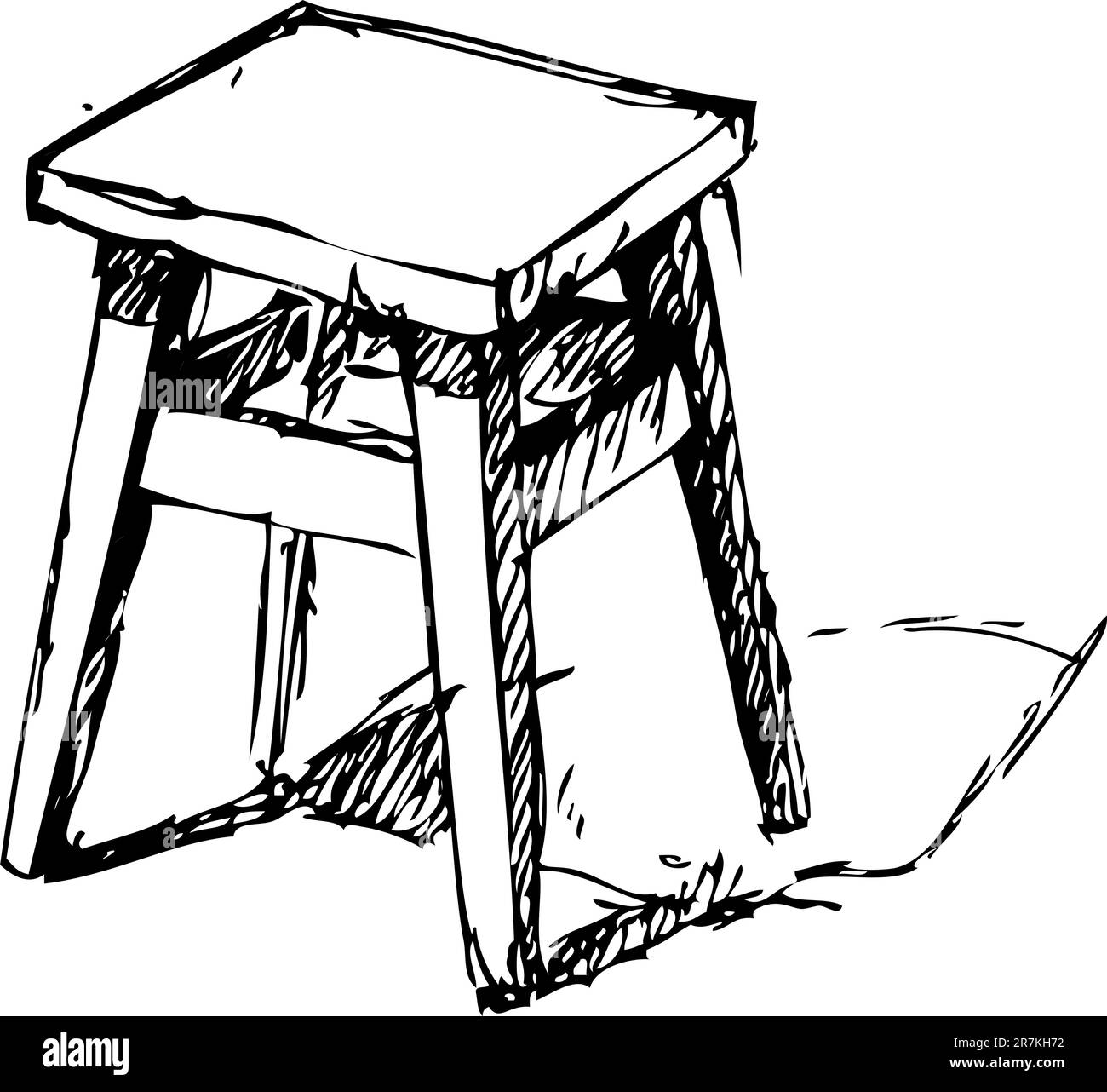 Rocking chair icon simple Stock Vector Images - Alamy