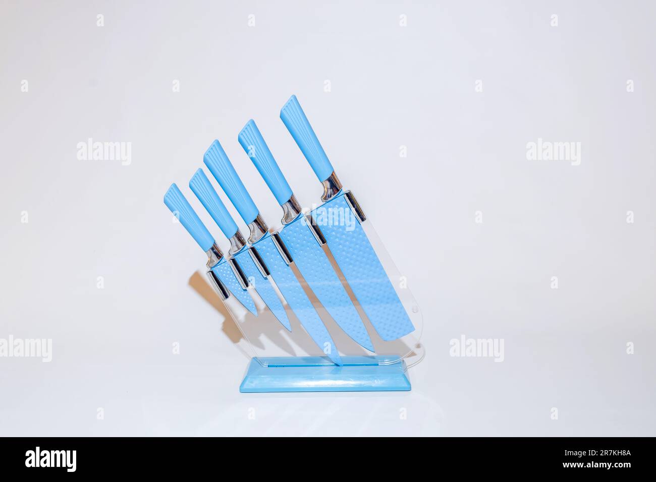 The Blue Kitchen Knife Set offers a collection of versatile blades in ...