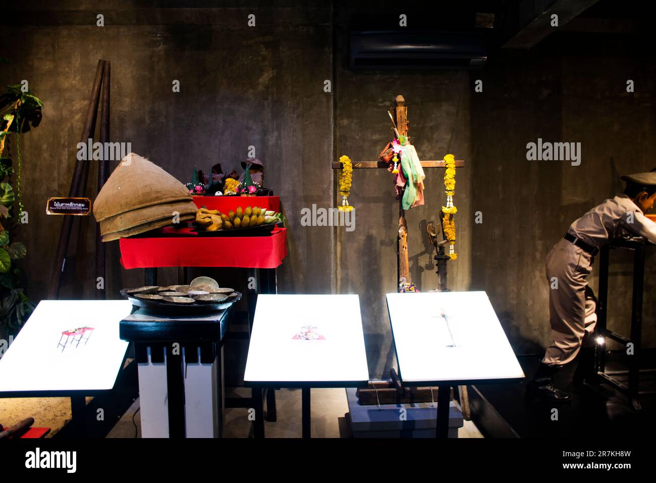 Interior showcase the history of Thailand prisons in museum of the ...