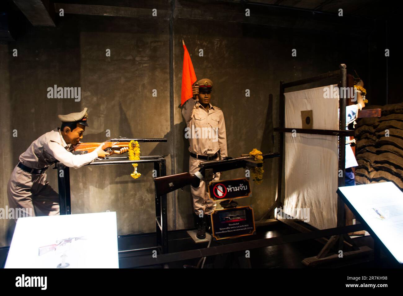 Interior showcase the history of Thailand prisons in museum of the ...