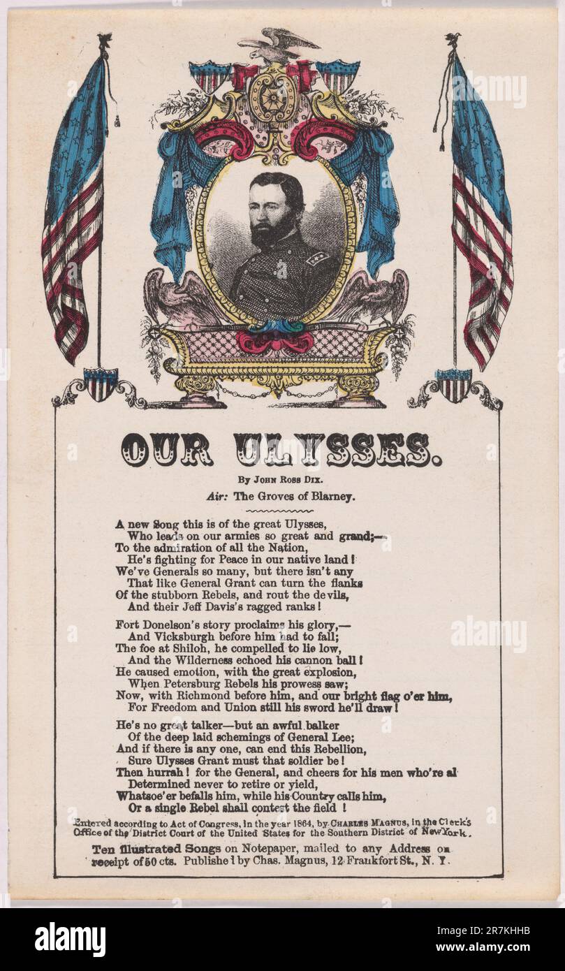 Ulysses S. Grant 1864 Stock Photo - Alamy