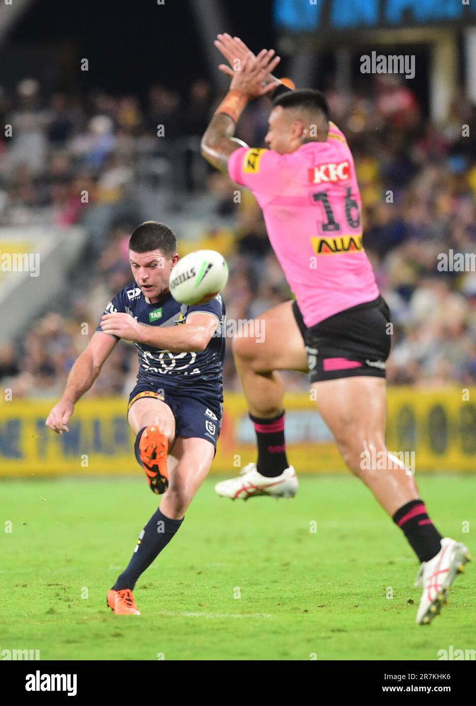 Townsville, Australia. 16th June, 2023. Chad Townsend of the Cowboys ...