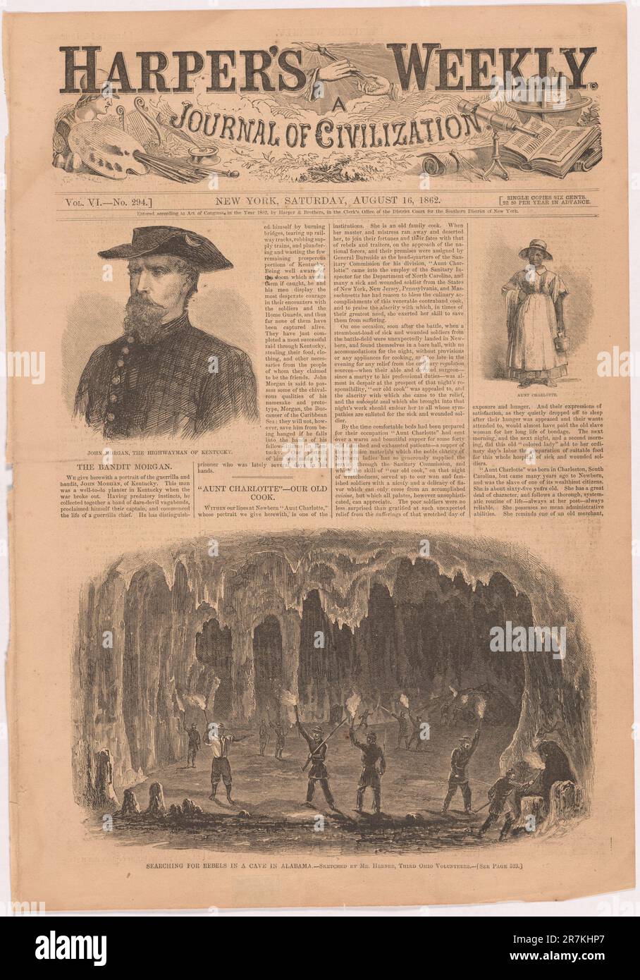 John Hunt Morgan 1862 Stock Photo - Alamy