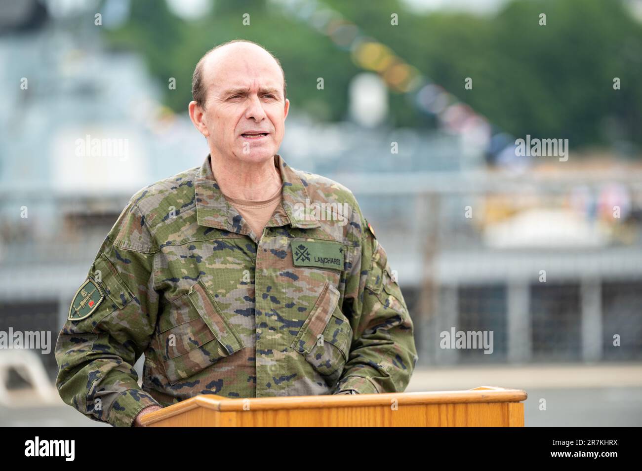 Kiel, Germany. 16th June, 2023. Lieutenant General Luis Lanchares from ...