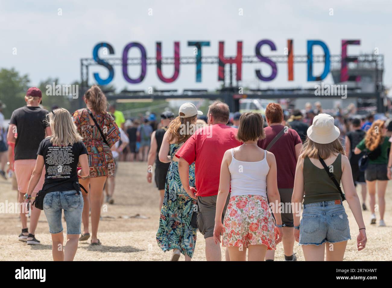 Neuhausen, Germany. 16th June, 2023. The lettering "SOUTHSIDE" can be ...