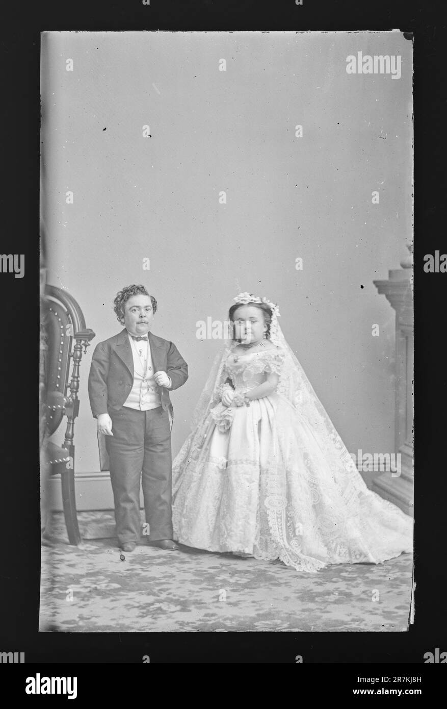 Charles and Lavinia Stratton c. 1860-1870 Stock Photo - Alamy