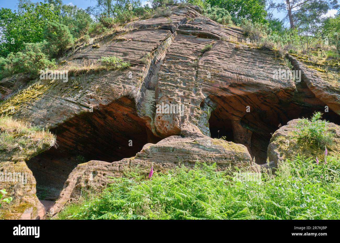 Kinver caves hi-res stock photography and images - Alamy