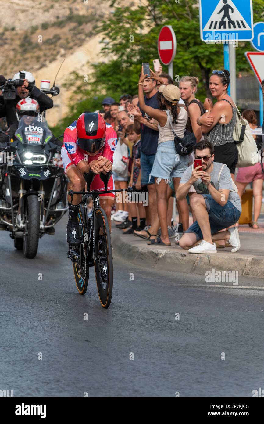 Alicante, Spain - 08,30,2022 - Remco Evenepoel of Belgium Team Quick ...