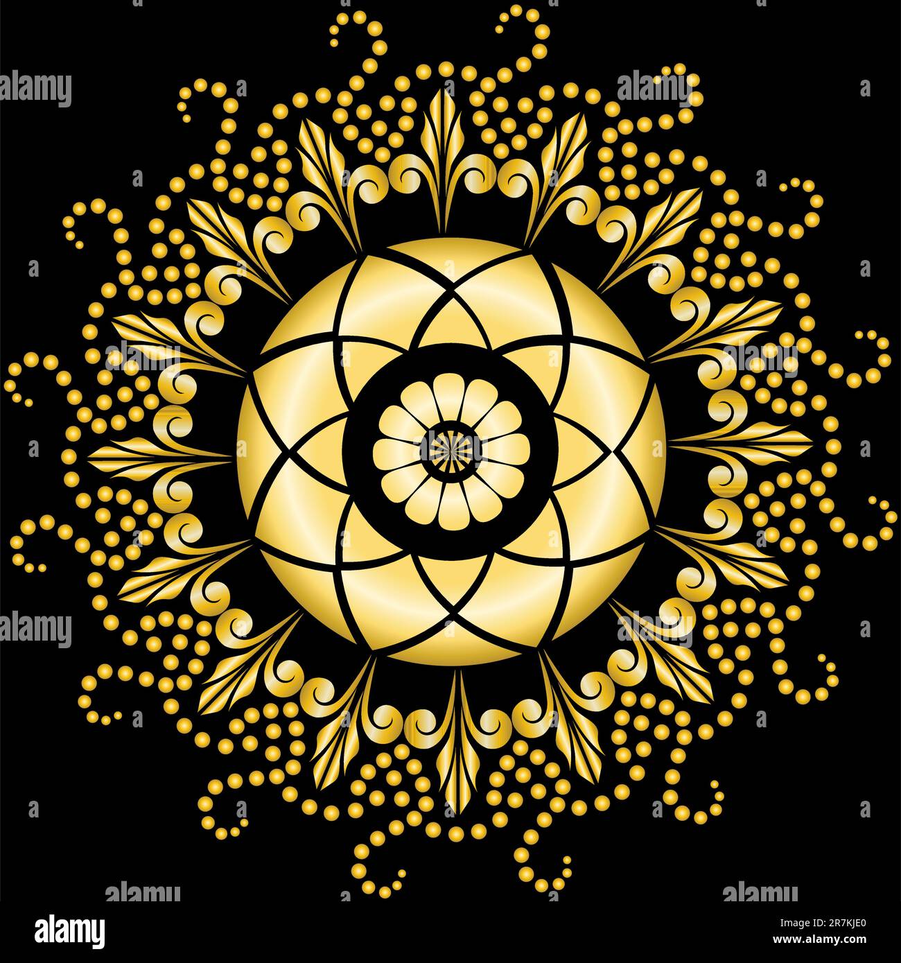 beautiful circular pattern for your design Stock Vector Image & Art - Alamy