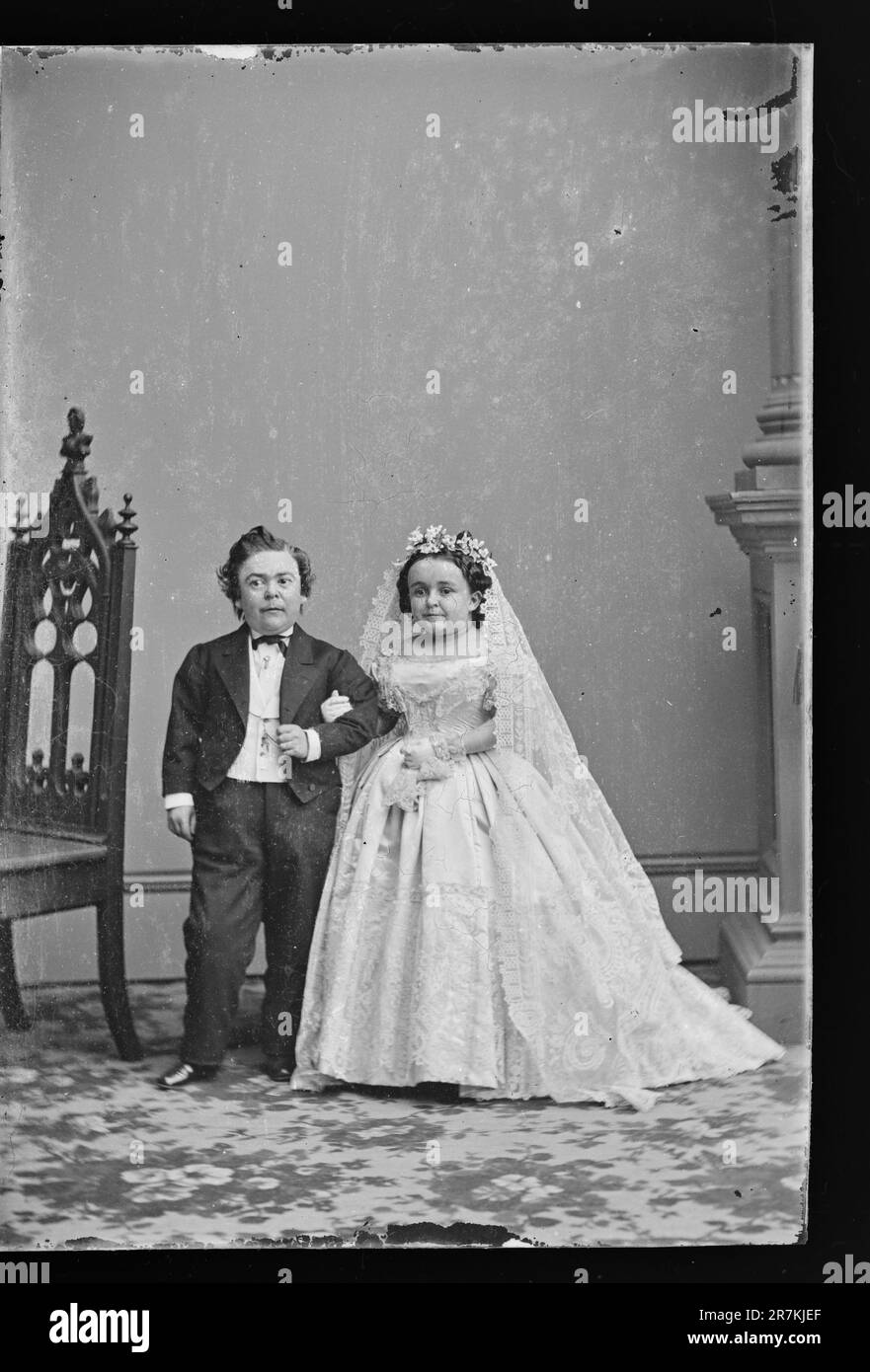 Charles and Lavinia Stratton c. 1860-70 Stock Photo - Alamy