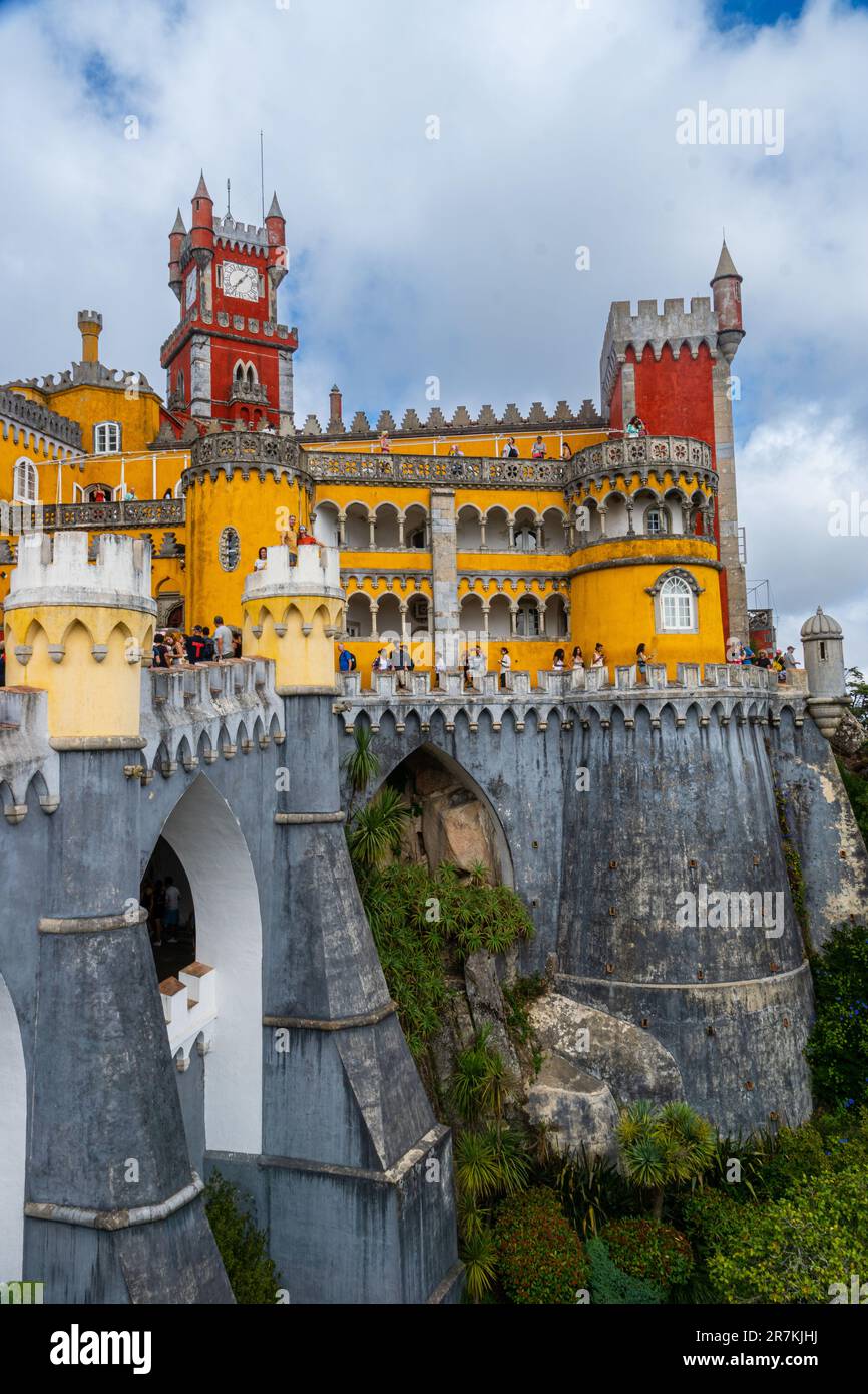 Pena Palace in Sintra, Portugal Stock Photo - Alamy