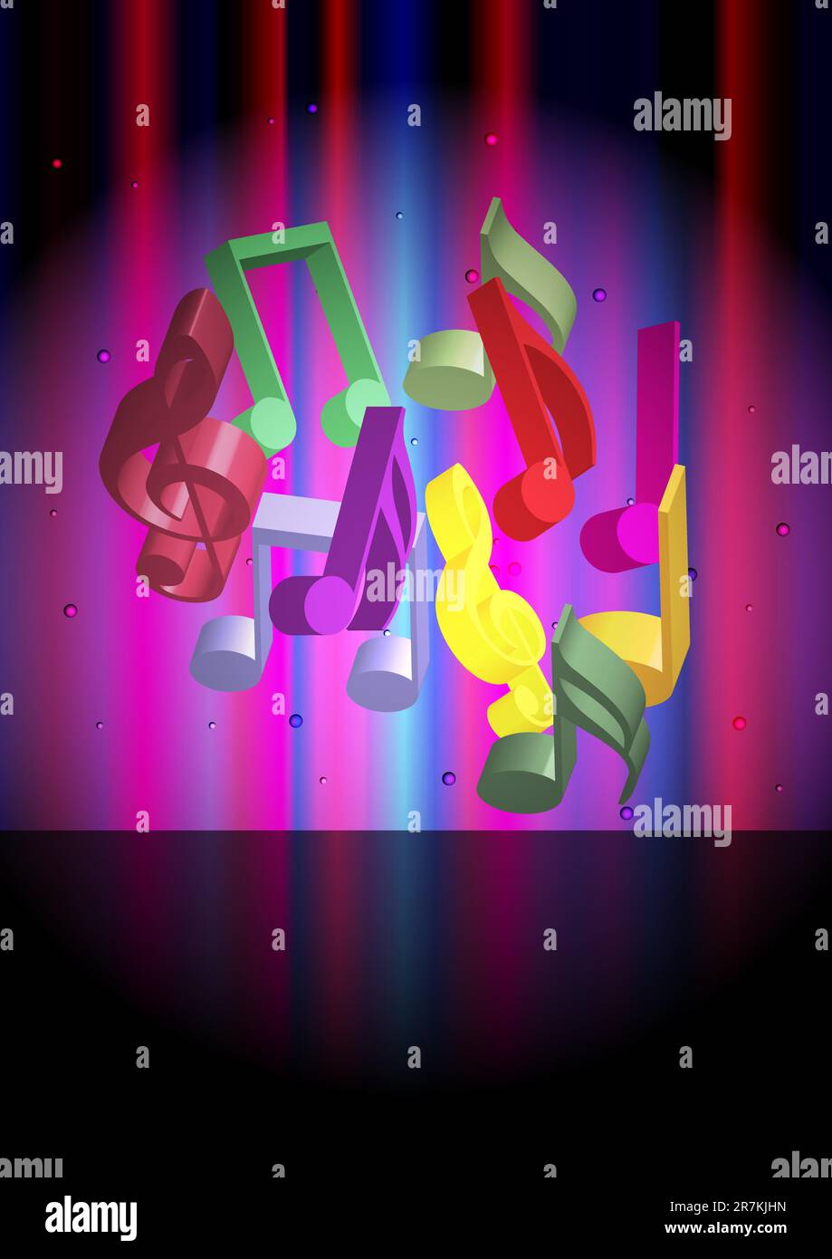 Music Background - Multicolor Background on Streaky Background Stock ...