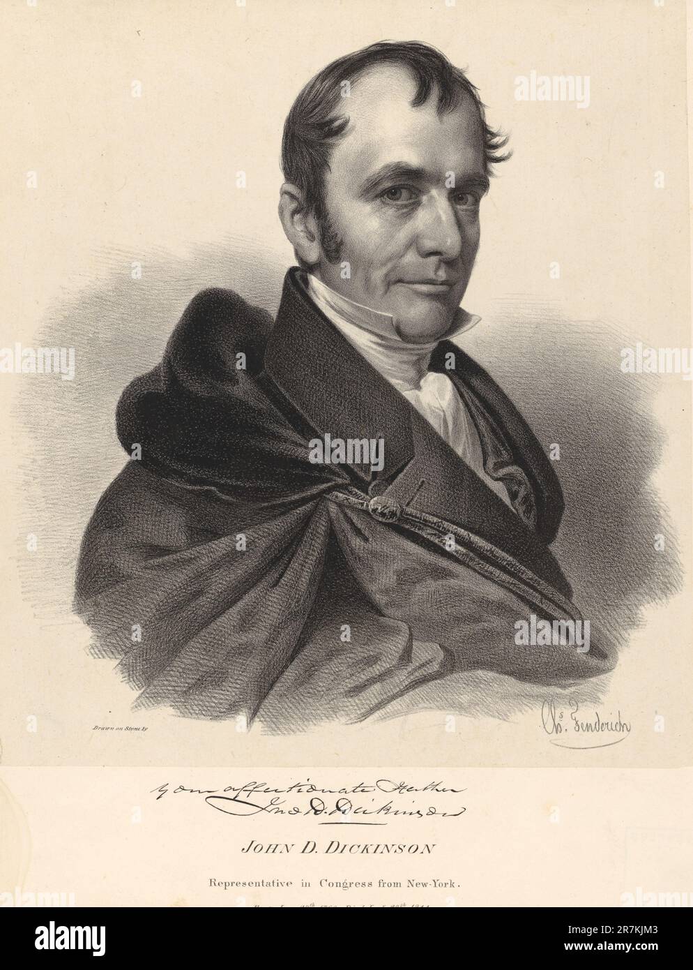 John Dean Dickinson c. 1841 Stock Photo - Alamy