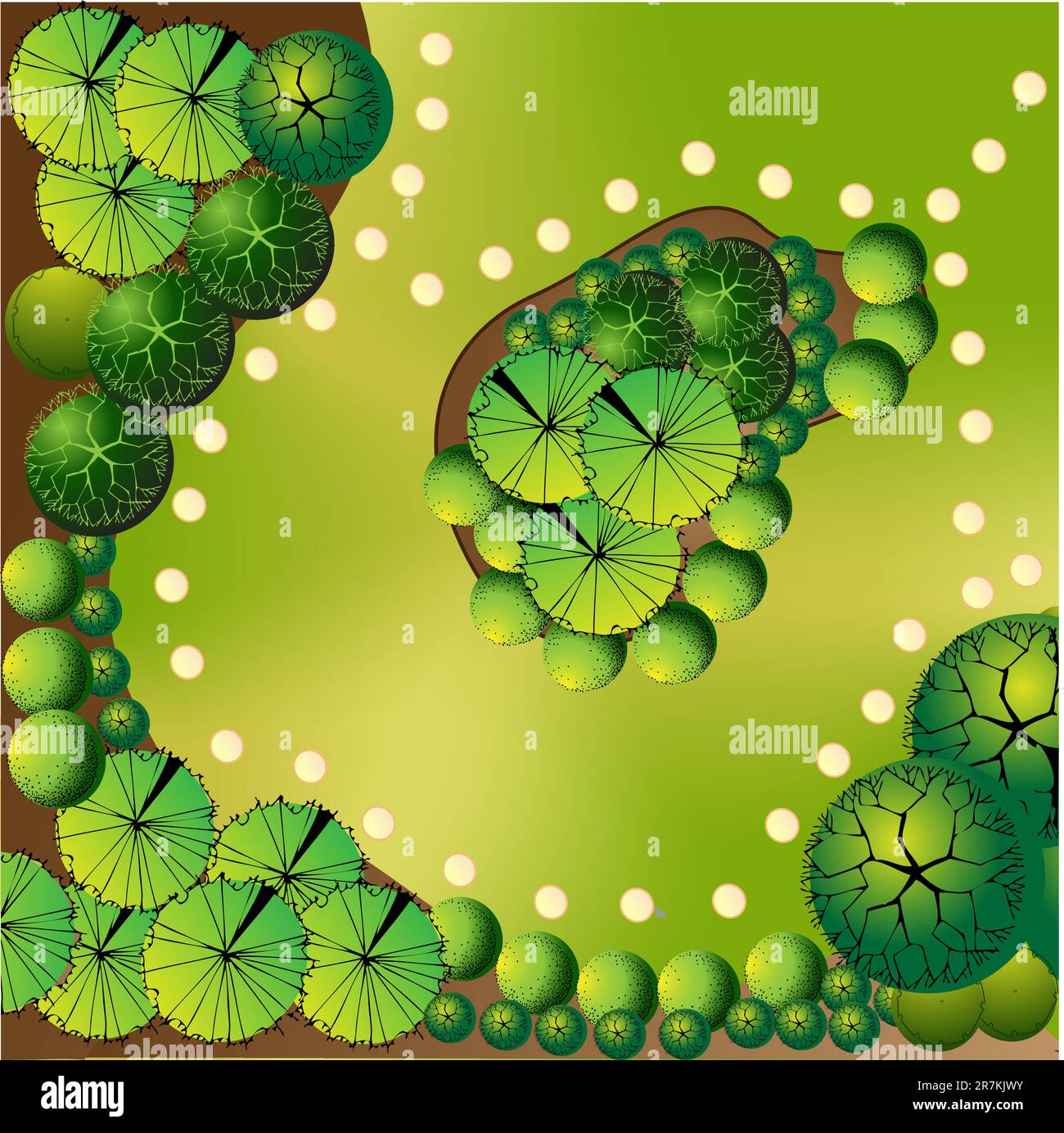 How to plan your garden Stock Vector Images - Alamy