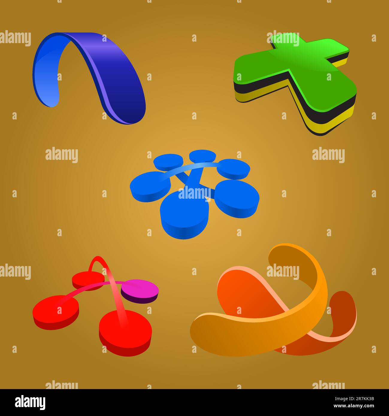 Angular shapes Stock Vector Images - Alamy