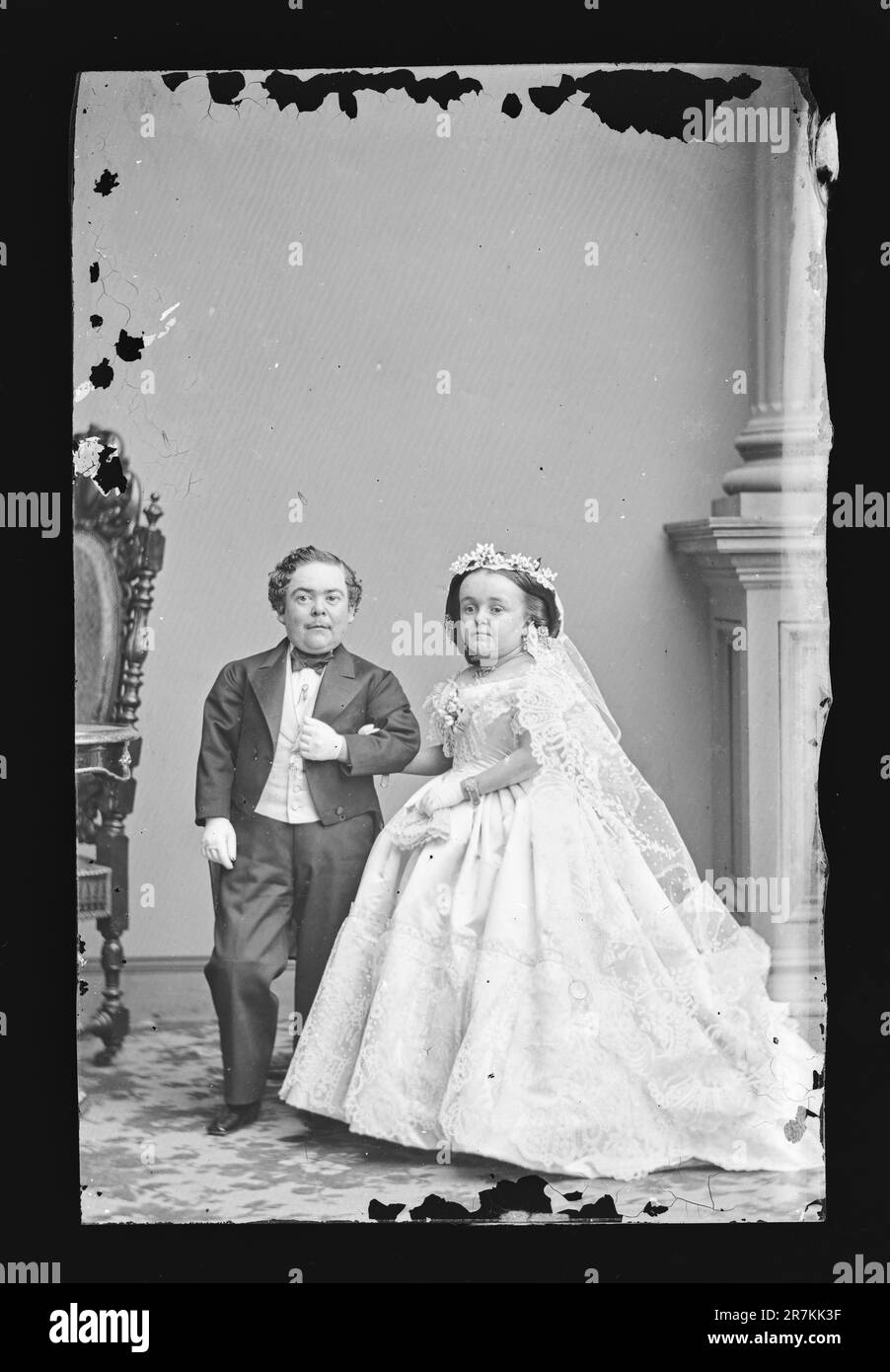 Charles and Lavinia Stratton c. 1860-1870 Stock Photo - Alamy