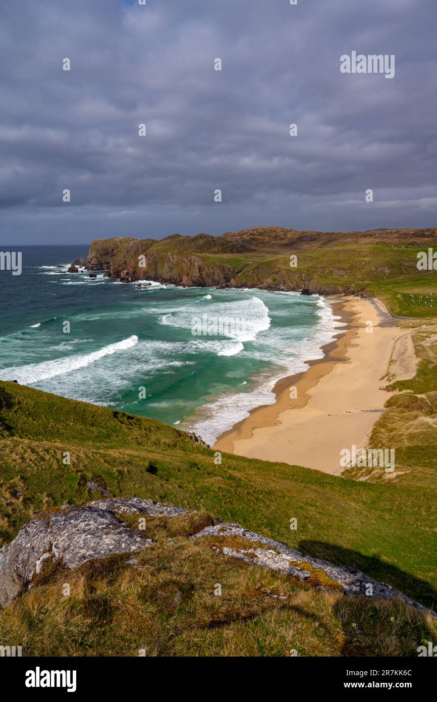 The Beach at Dalmore, Dhail Mor, in Lewis, Western Isles of Scotland ...