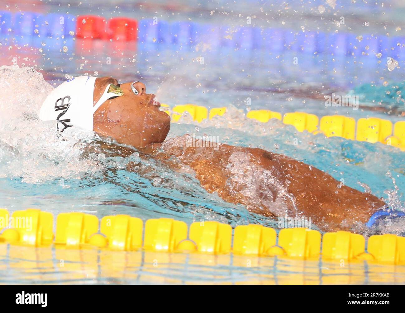 Yohann Ndoye-Brouard of Dauphin dÕAnnecy MEN Heat 50 M backstroke ...