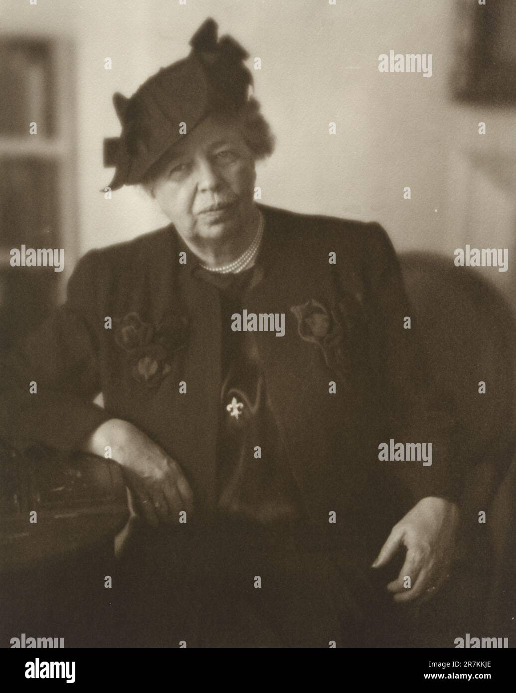 Eleanor Roosevelt 1949 Stock Photo - Alamy