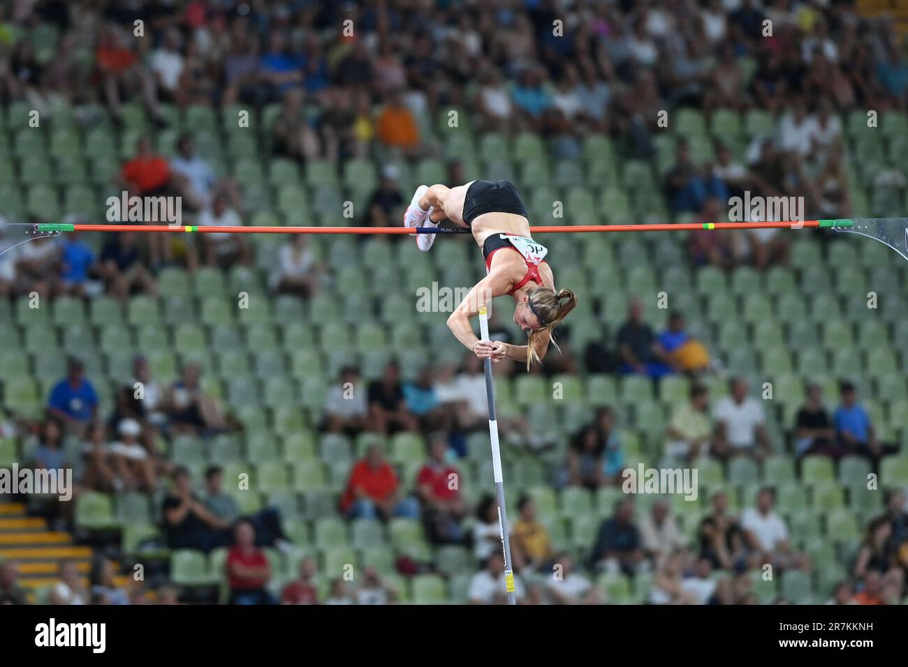 Caroline Bonde Holm (Denmark). Pole vault women. European Championships ...