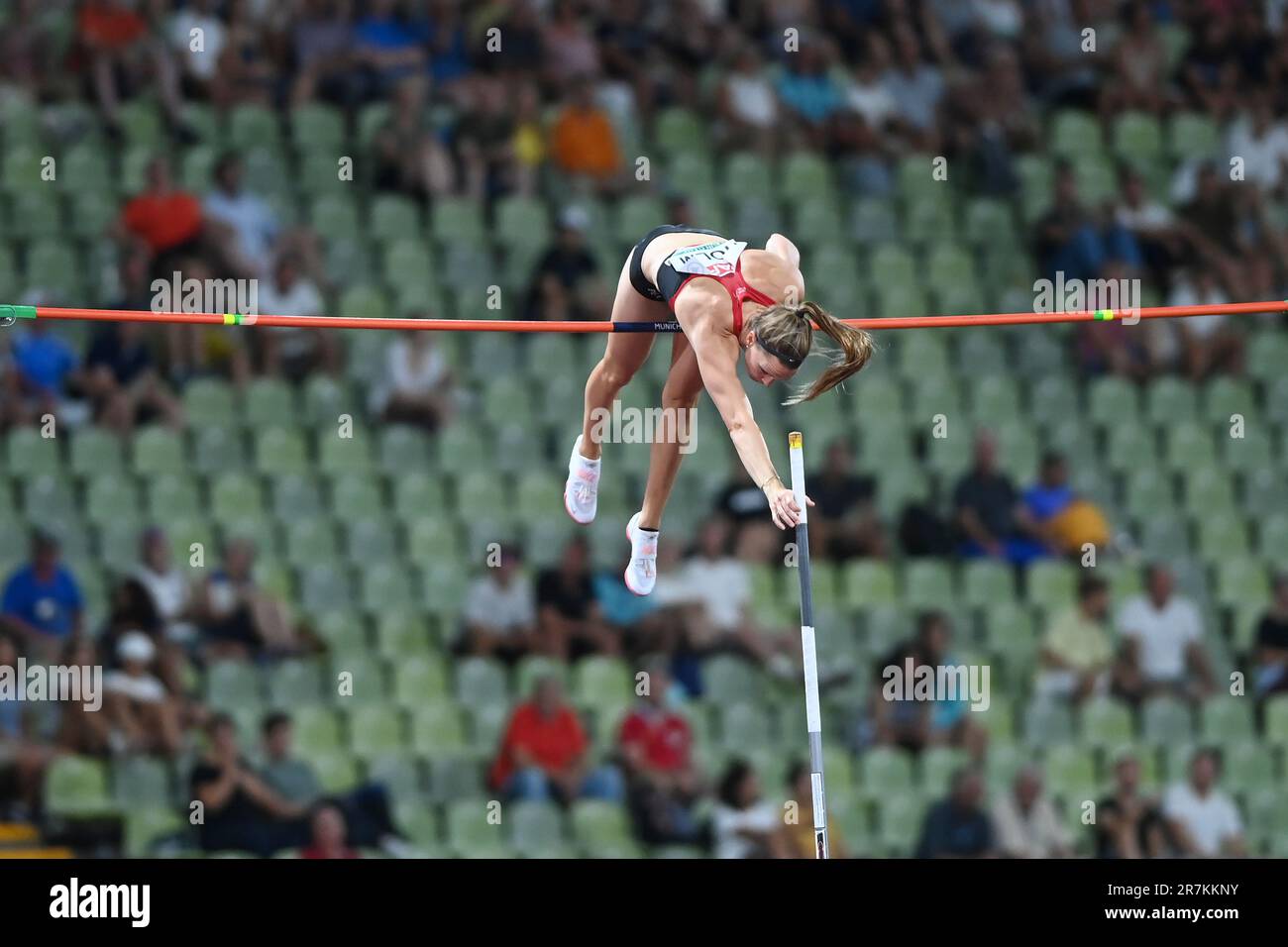 Caroline Bonde Holm (Denmark). Pole vault women. European Championships ...