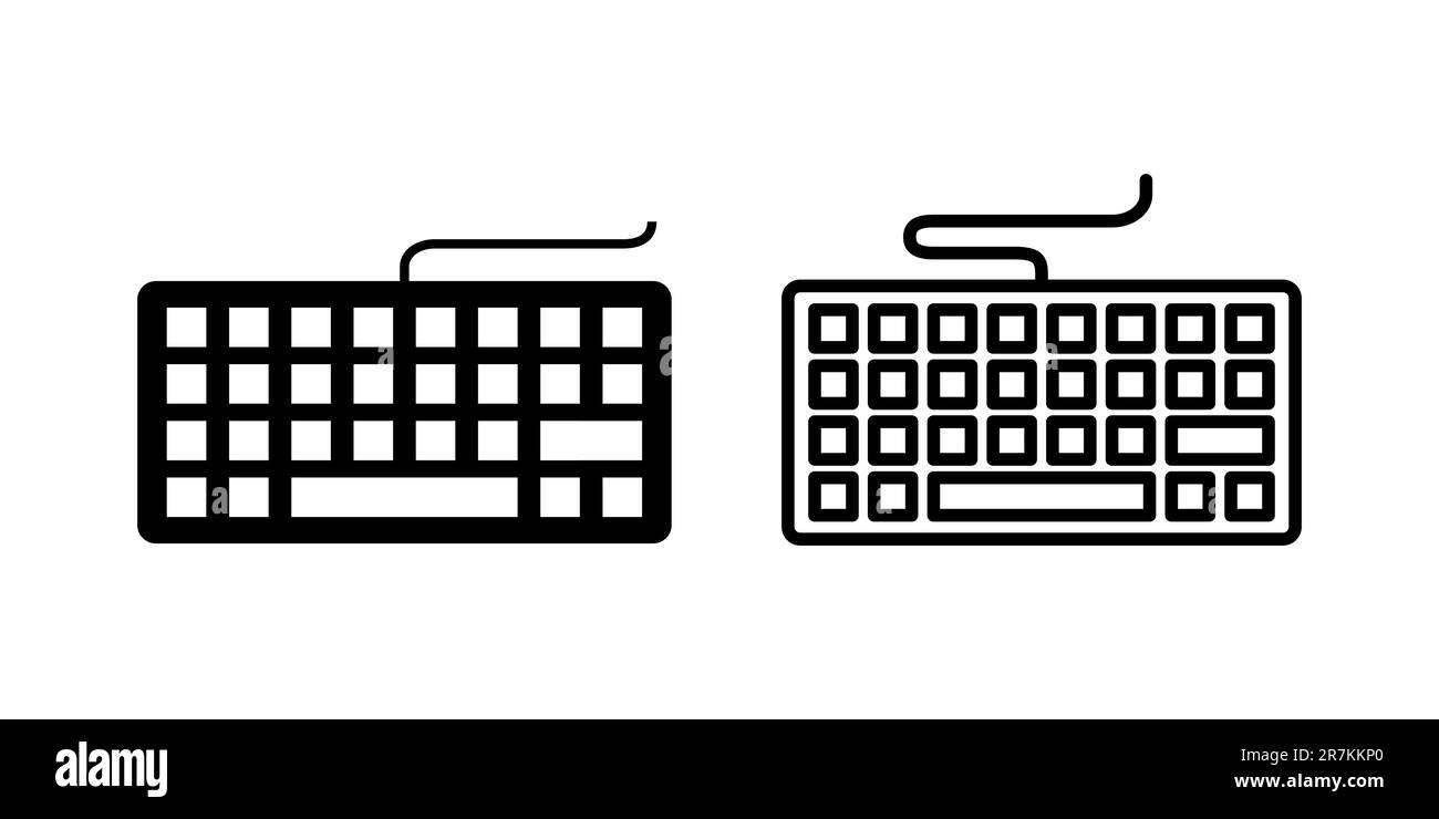 Keyboard icon set. keyboard vector symbol Stock Vector Image & Art - Alamy
