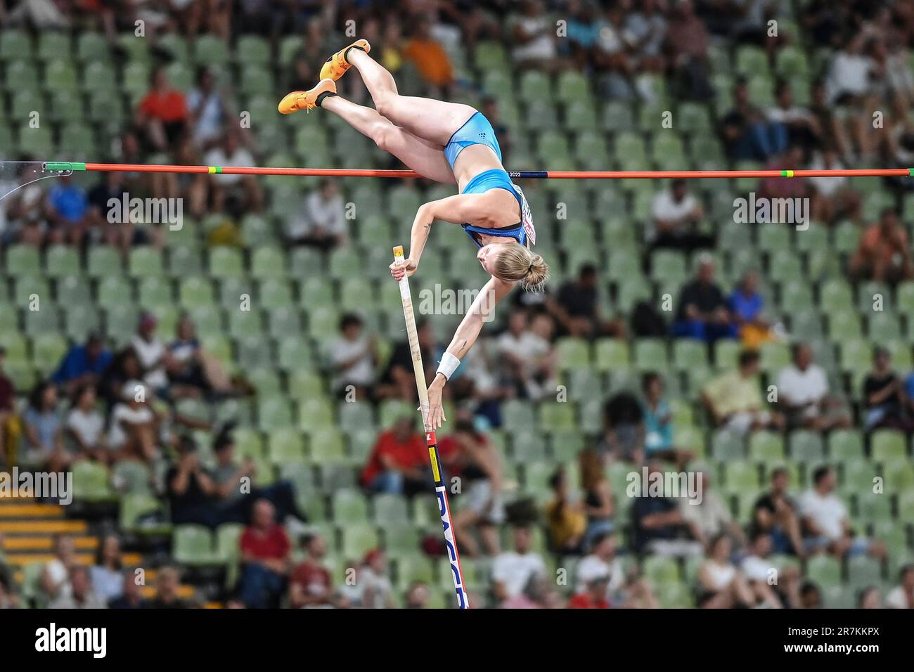 Wilma Murto (Finland). Pole vault Gold Medal. European Championships ...