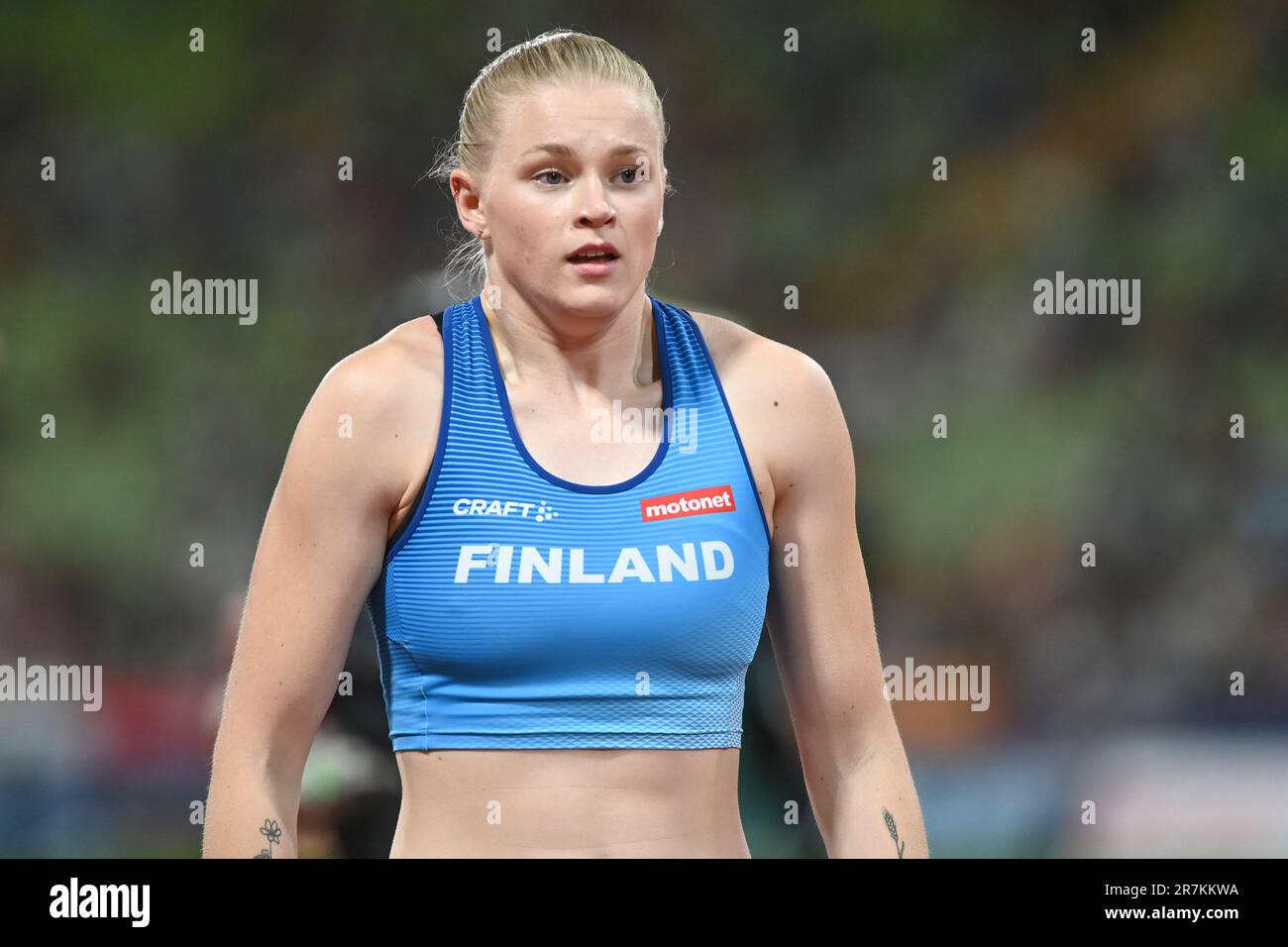 Wilma Murto (Finland). Pole vault Gold Medal. European Championships ...
