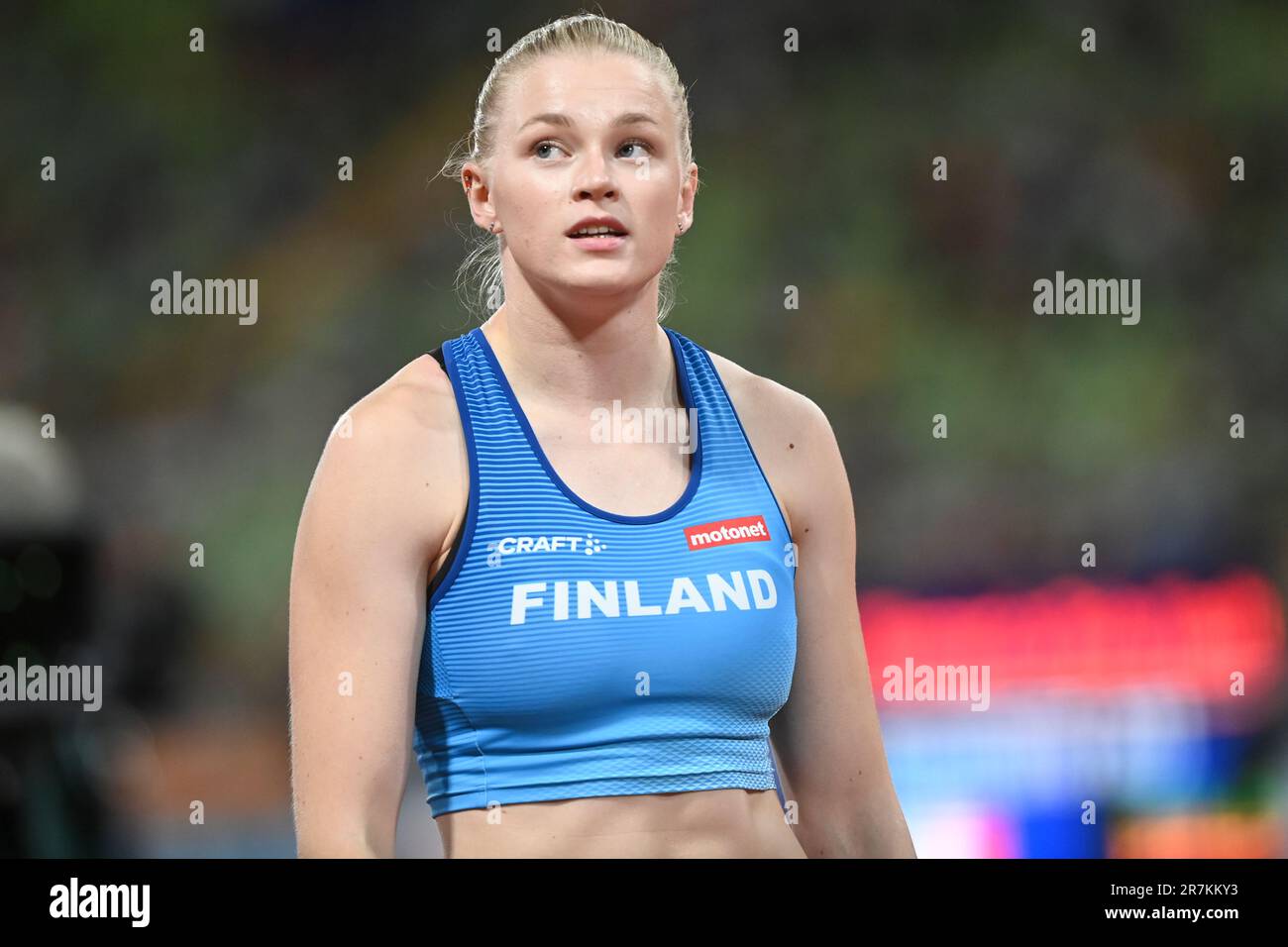Wilma Murto (Finland). Pole vault Gold Medal. European Championships ...