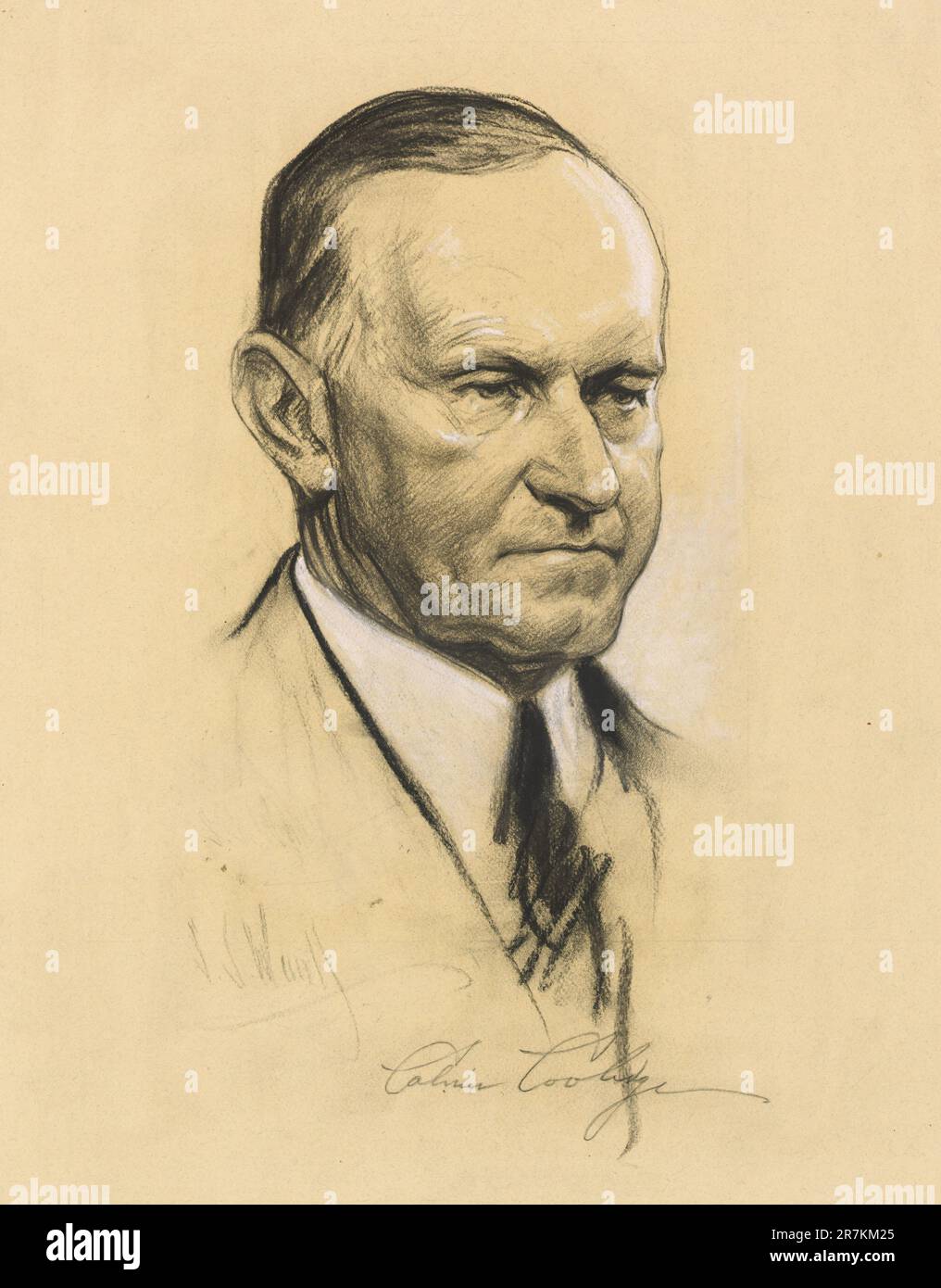 Calvin Coolidge 1923 Stock Photo - Alamy