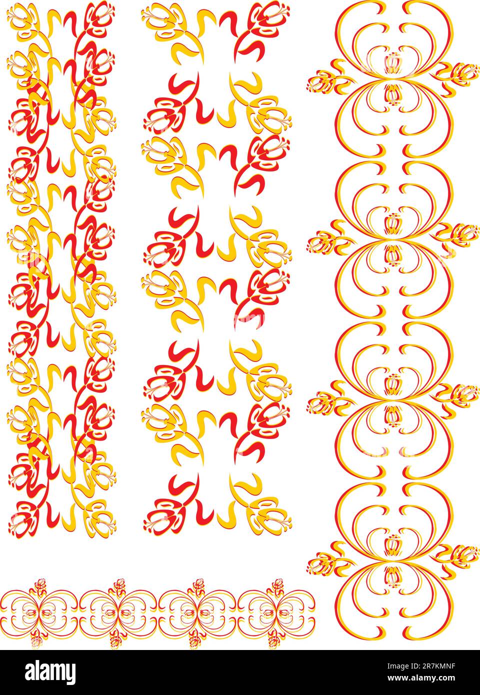 Pattern from colors. A beautiful pattern. Registration and design Stock ...
