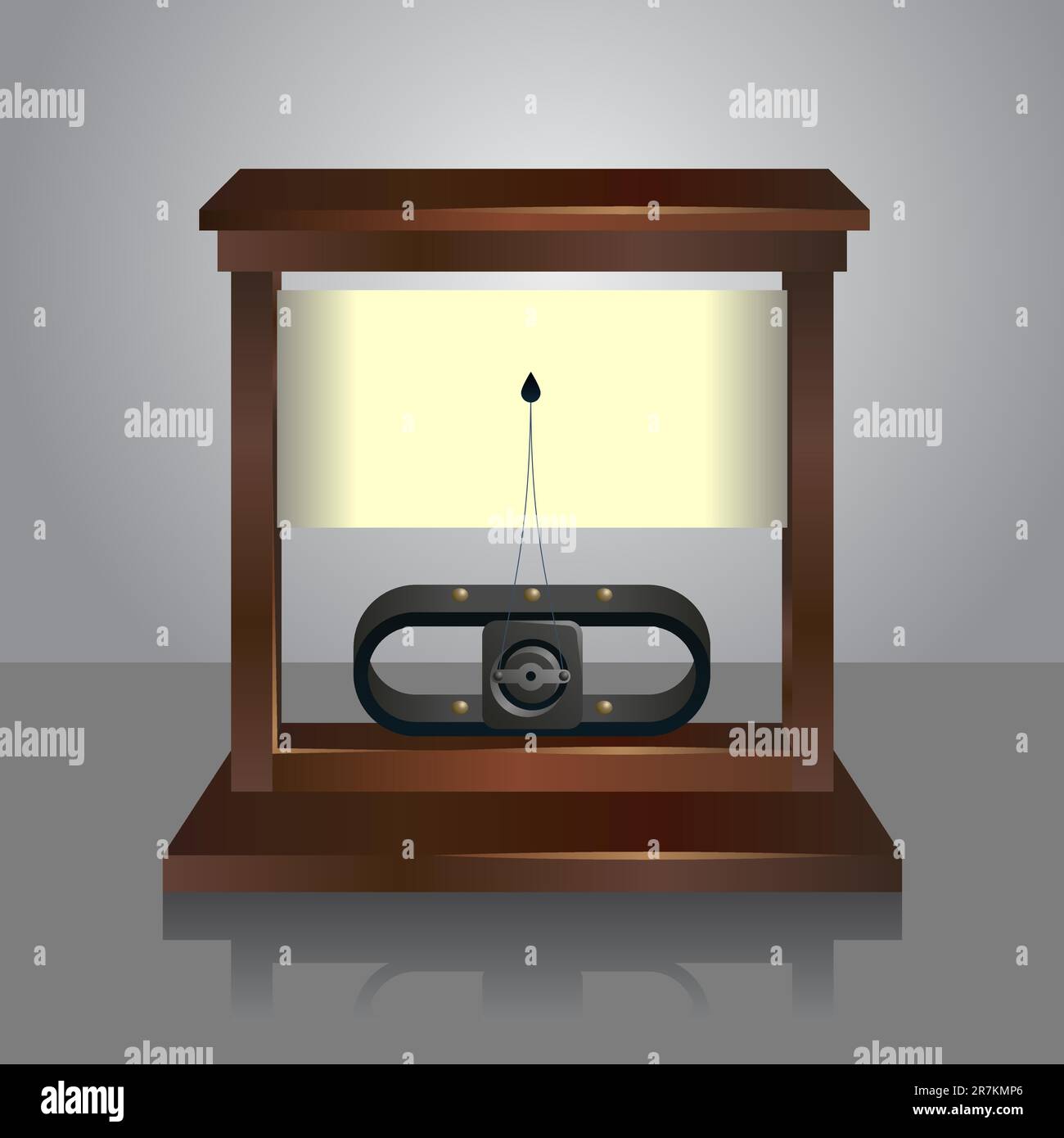 photorealistic vector illustration of a galvanometer Stock Vector Image ...