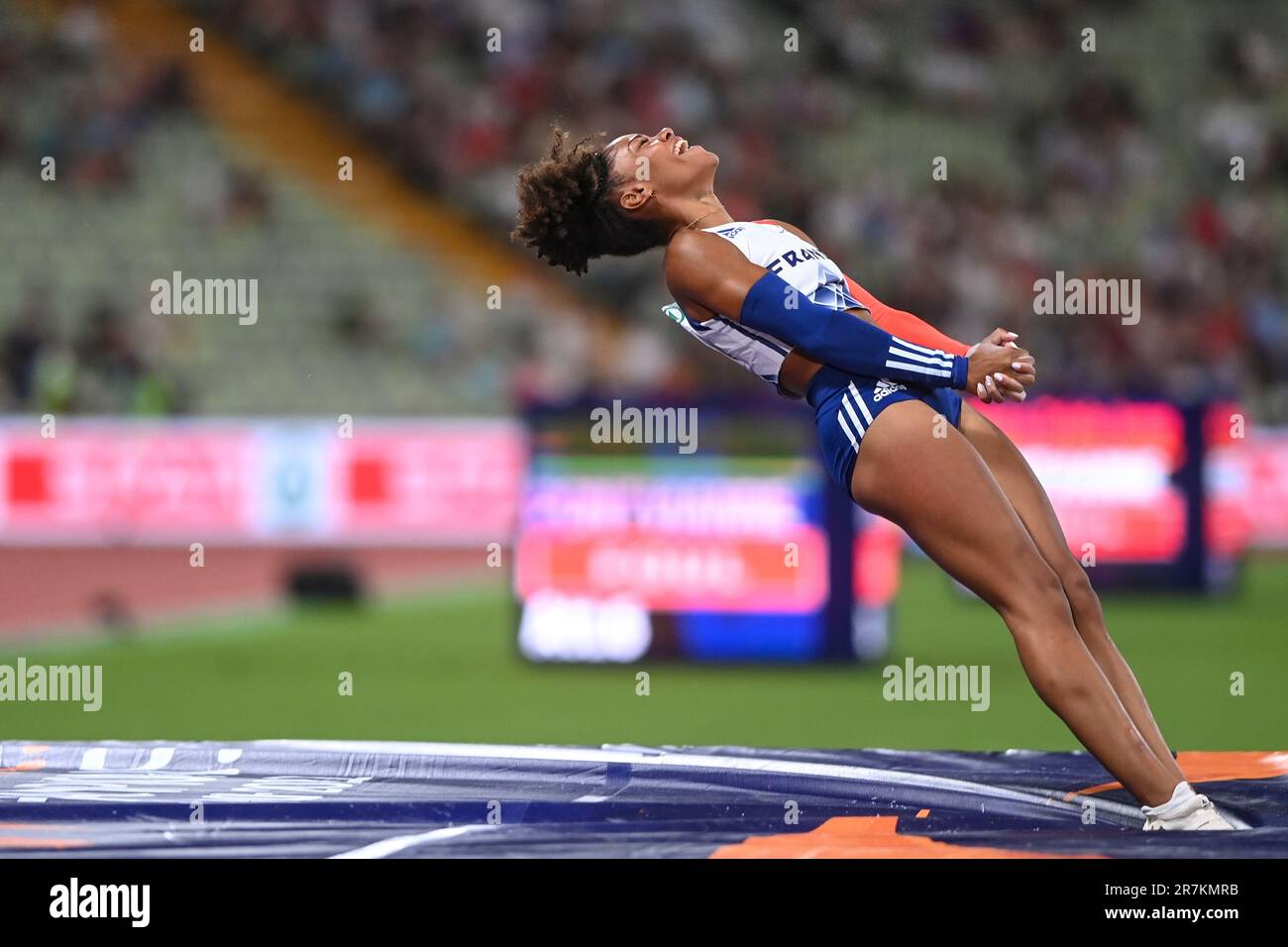 Marie-Julie Bonnin (France). Pole vault women. European Championships ...