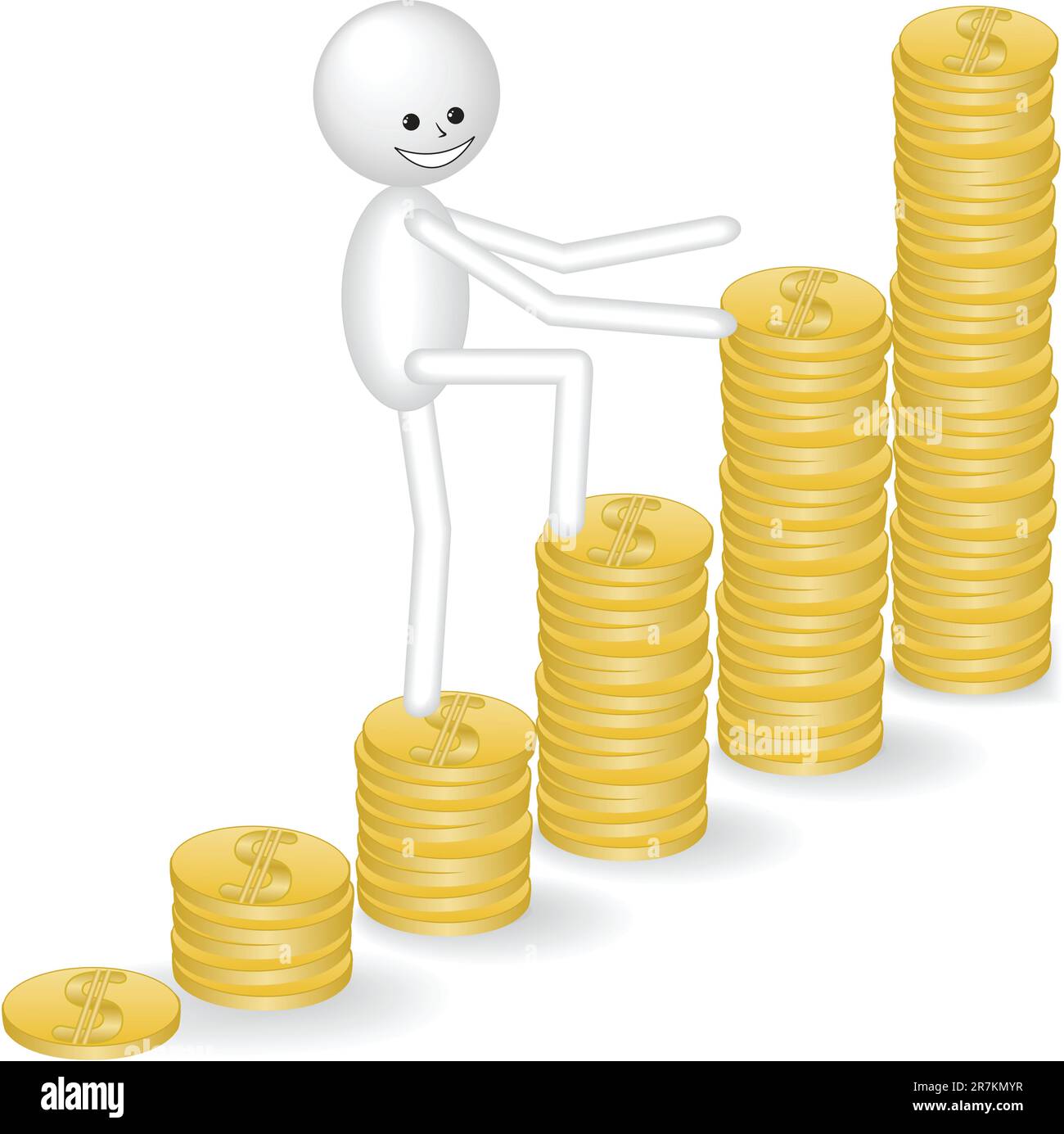 Stairs height Stock Vector Images - Alamy