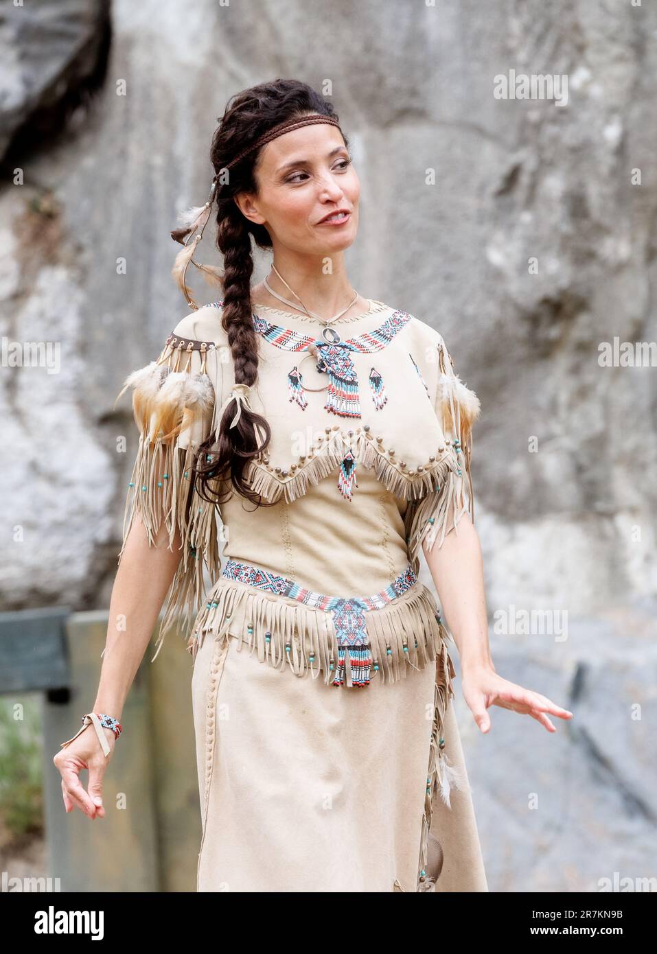 Bad Segeberg, Germany. 16th June, 2023. Actress Nadine Menz as Nscho ...