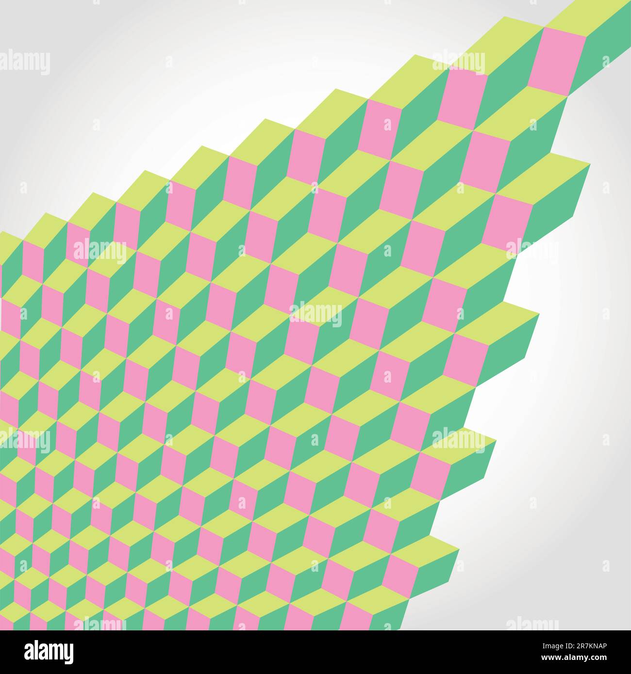 vector colorful mosaic pattern design. abstract cubes as background 3d ...