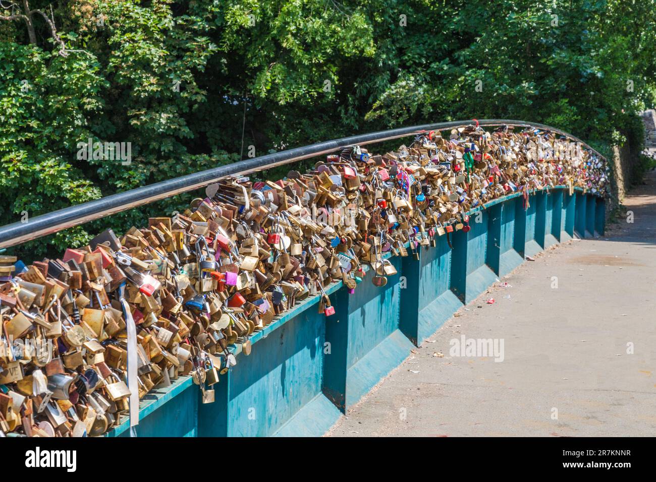 Weir Bridge in Bakewell,Derbyshire,England, UK with its array of ...