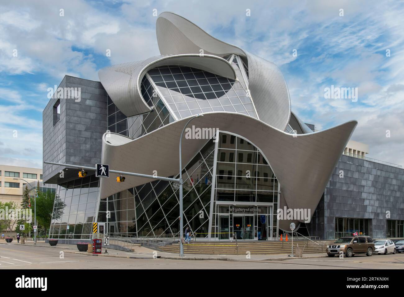 Edmonton, AB, Canada-July 2022; View of the Art Gallery of Alberta on ...