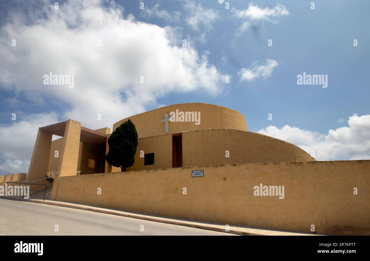 The Roman Catholic Parish Church of St Joseph in Manikata, Malta Stock ...