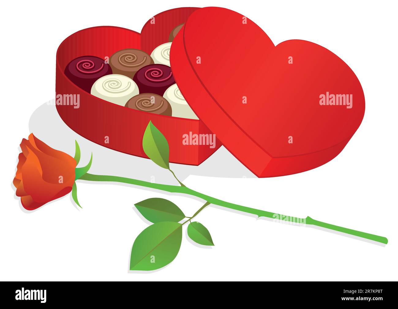 Belgian box of chocolates Stock Vector Images - Alamy