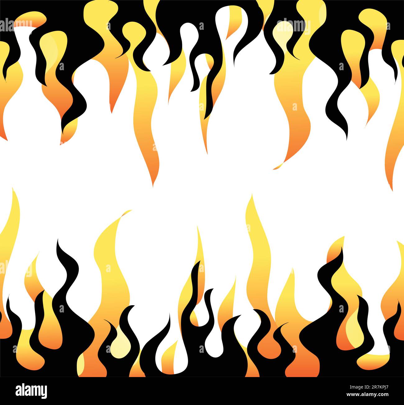 Red burning flame pattern. Vector Stock Vector Image & Art - Alamy