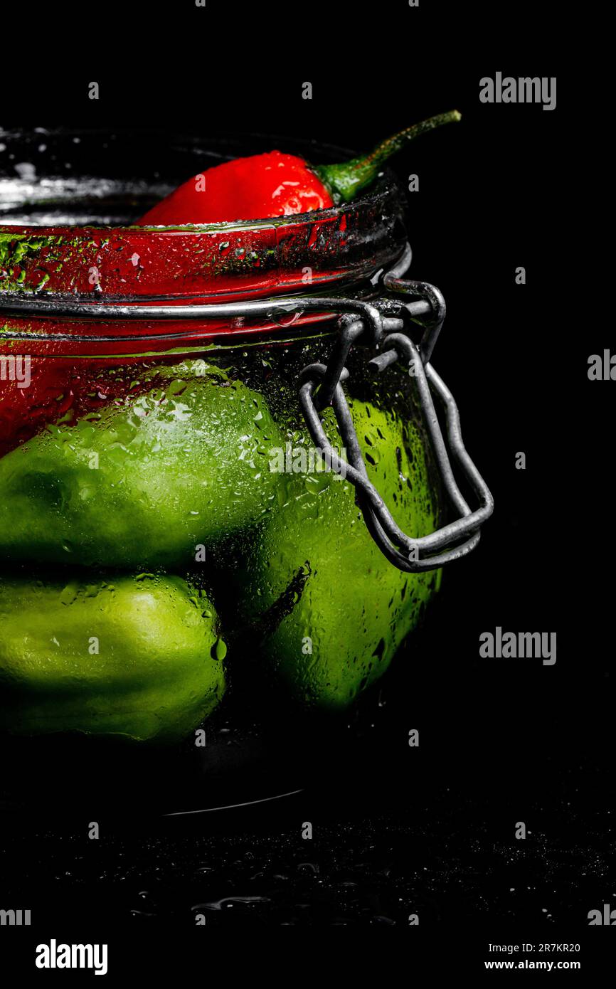 Chili composition hi-res stock photography and images - Alamy