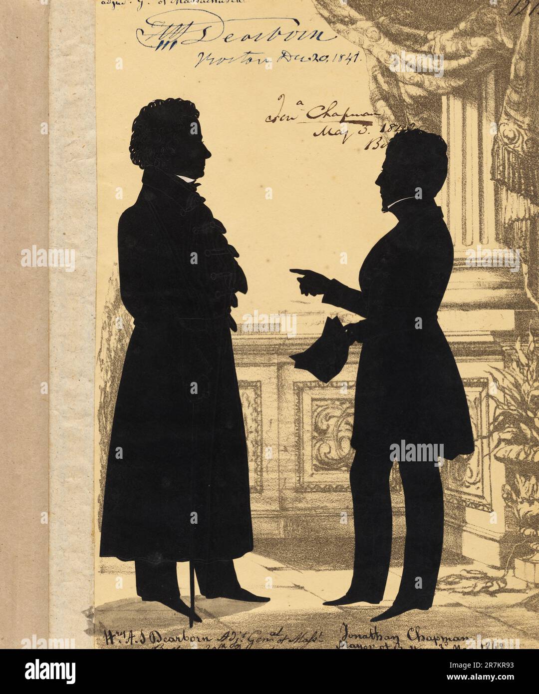 Henry Dearborn and Jonathan Chapman 1841 Stock Photo - Alamy