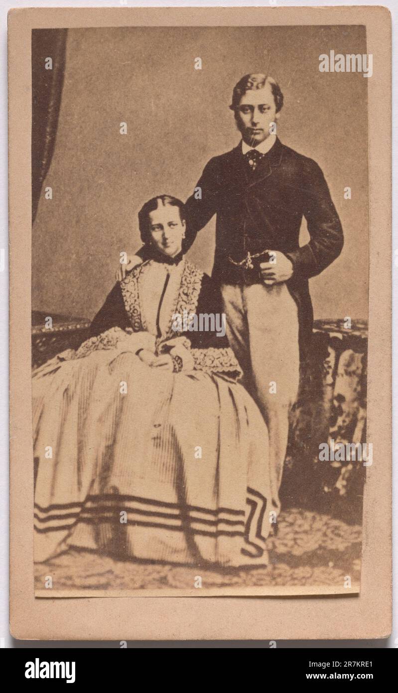 Edward VII and Alexandra c. 1863 Stock Photo - Alamy