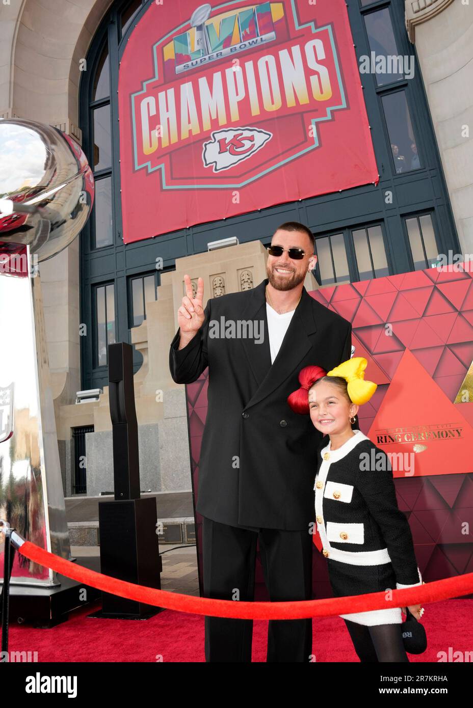 JUN 15, 2023: Travis Kelsey poses for a photo with influencer Taylor ...